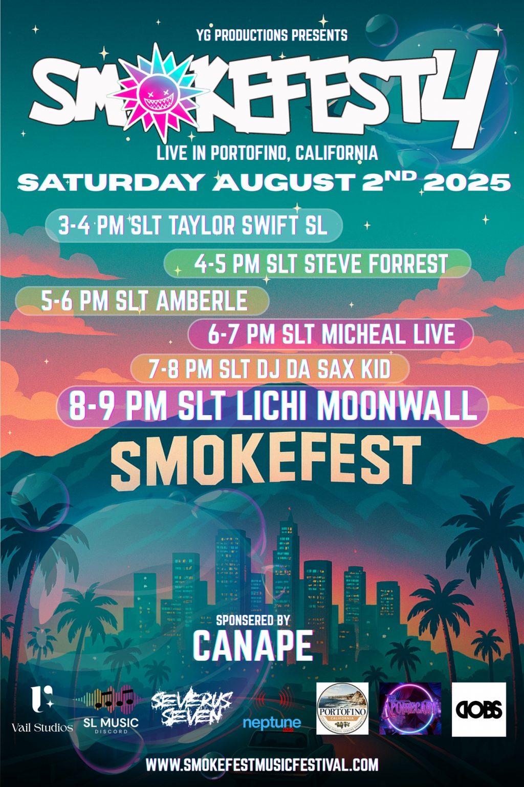 Lineup & Schedule – Smokefest
